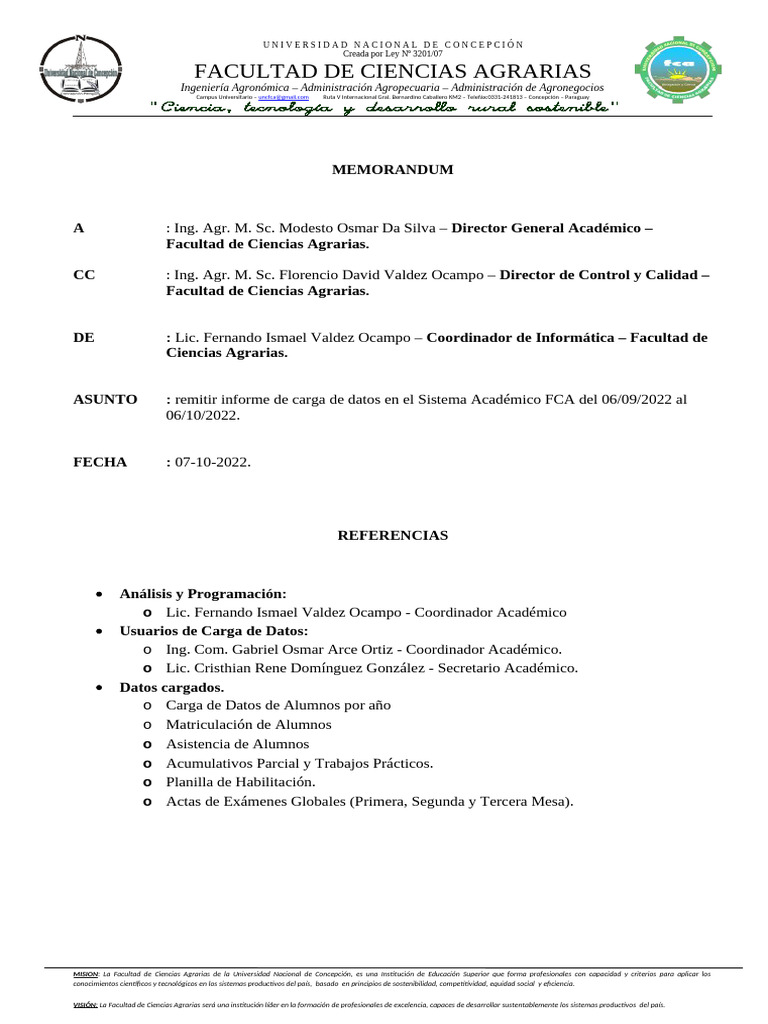 Nota Memo 2023 | PDF