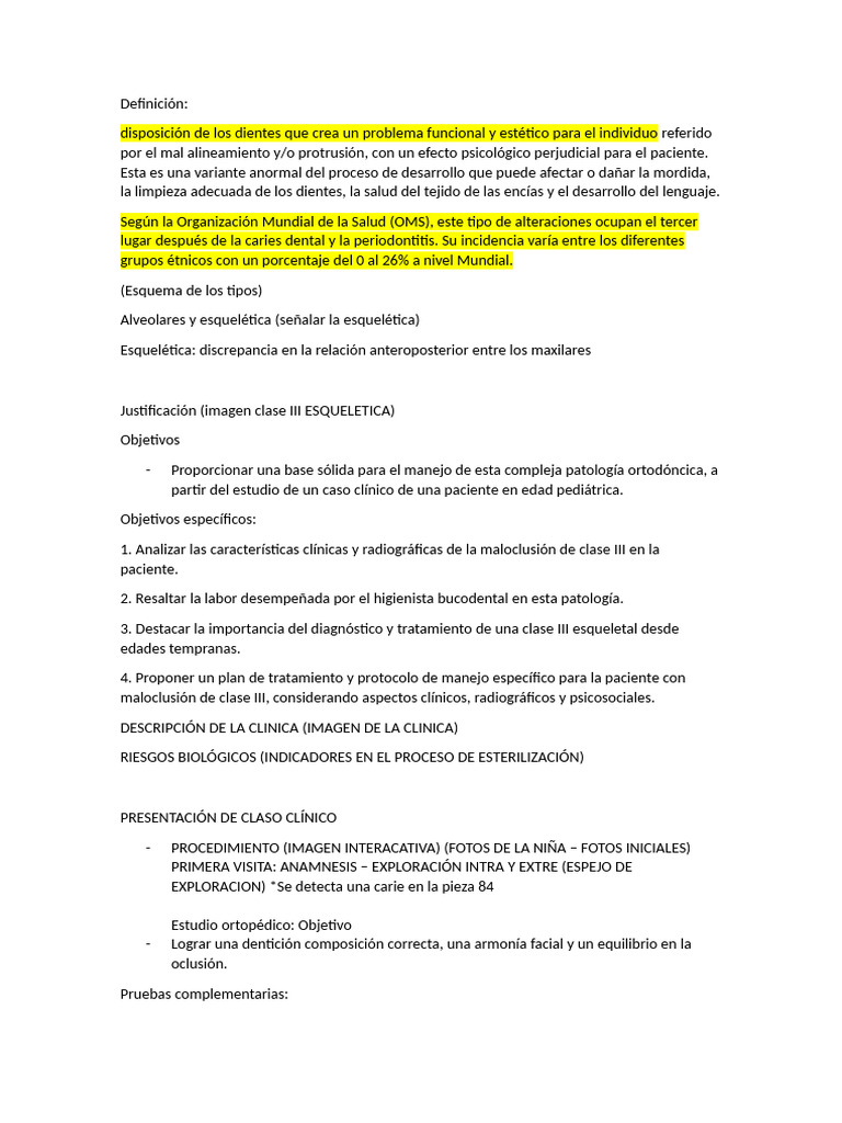 Puntos A Tratar Yinet | PDF