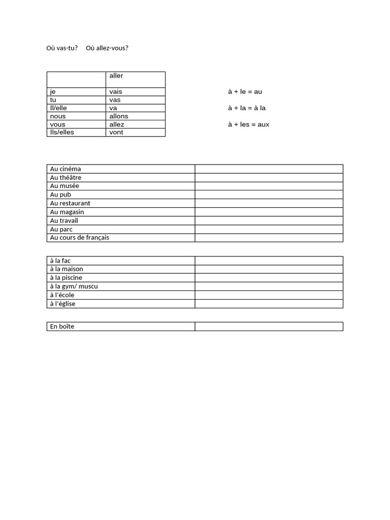 Où Vas | PDF