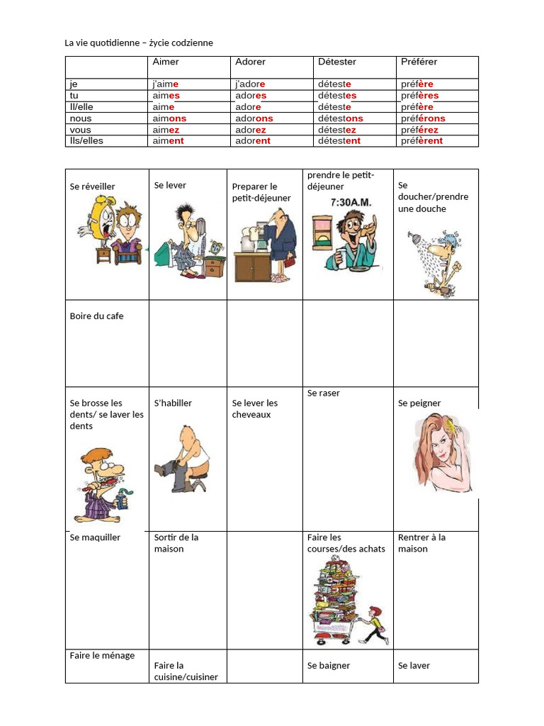 La Vie Quotidienne | PDF