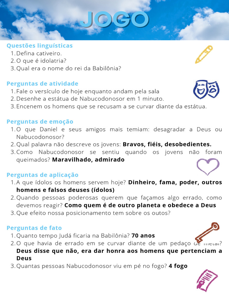 Jogo Culto 2-1 | PDF