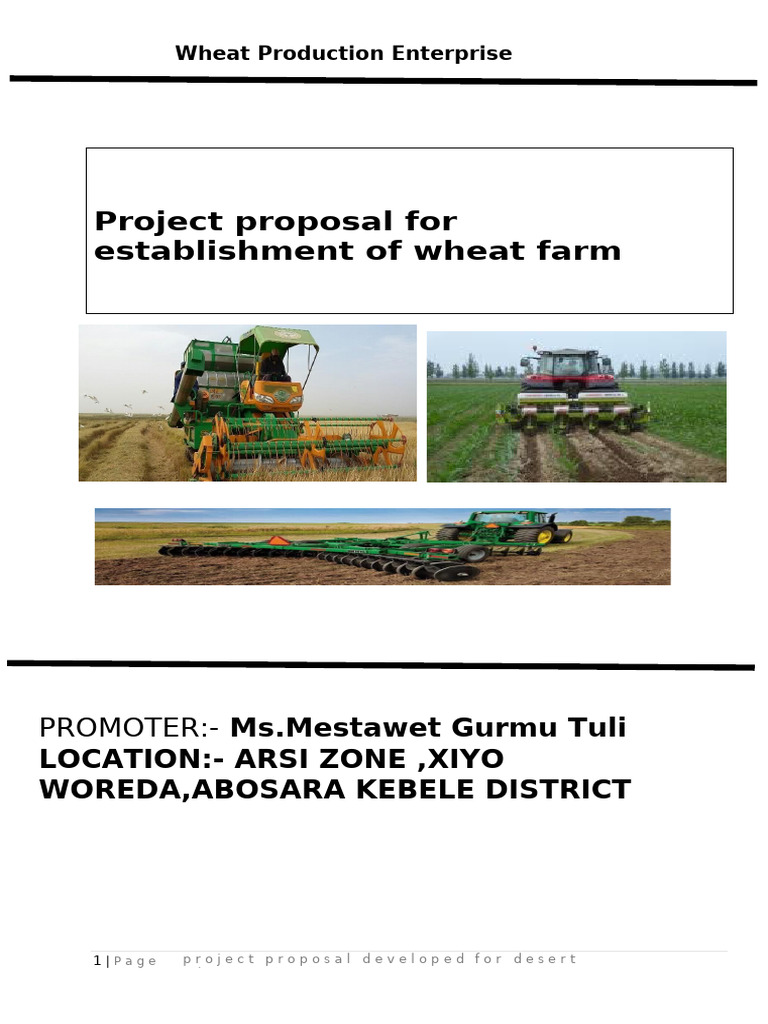 Crop Proposal | PDF | Agriculture | Technology & Engineering