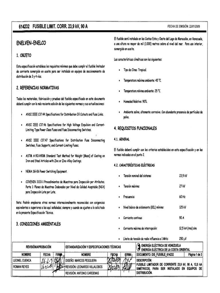 Dis Fusible 614232 PDF | PDF