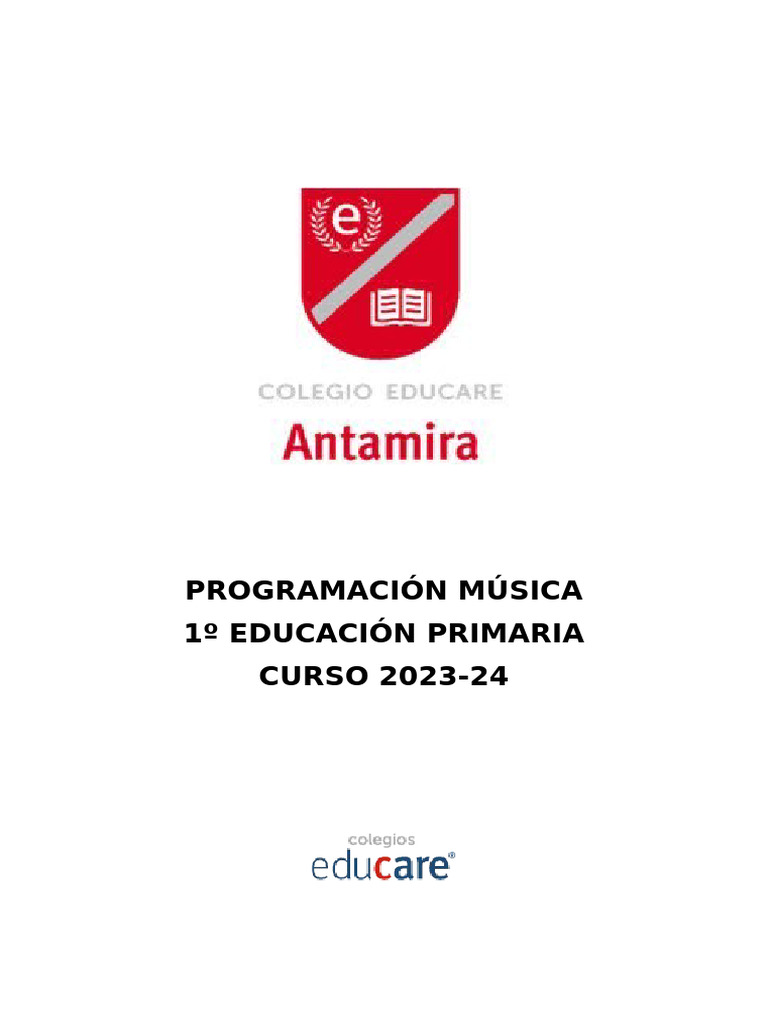 Pga 1º Música 2023-24 | PDF