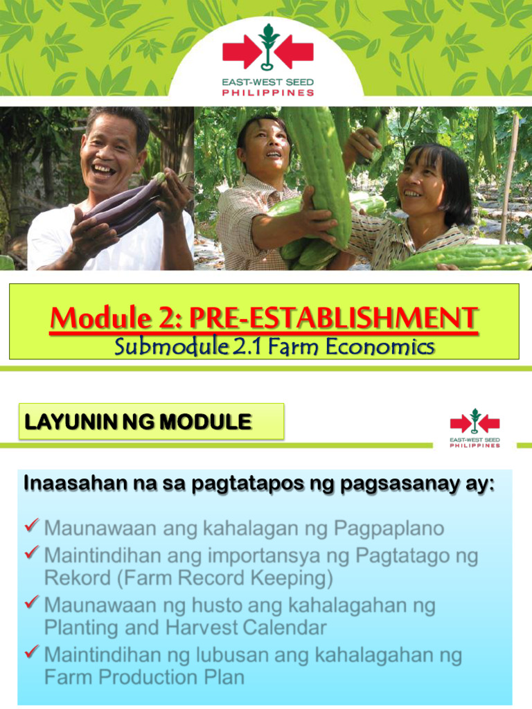 Module 2B Farm Economics | PDF