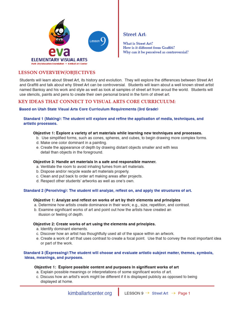 Street Art Lesson | PDF