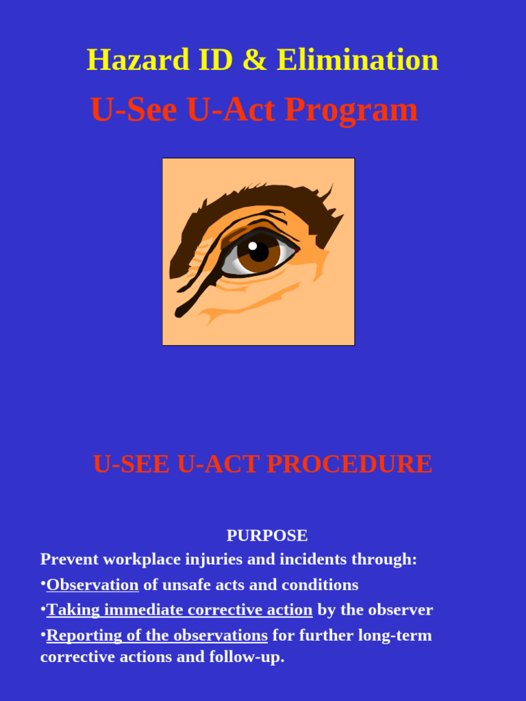 U-See U-Act Training Slides | PDF
