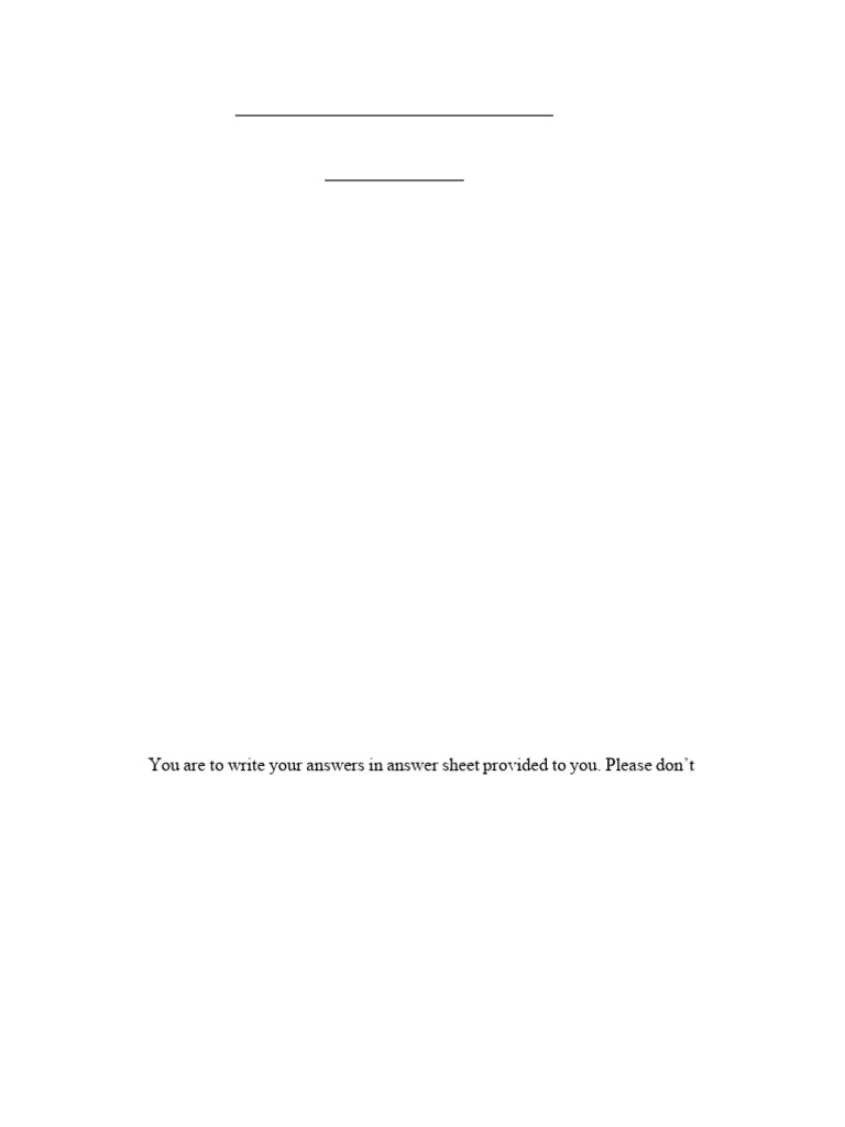Situations Reaction Test (SRT) | PDF