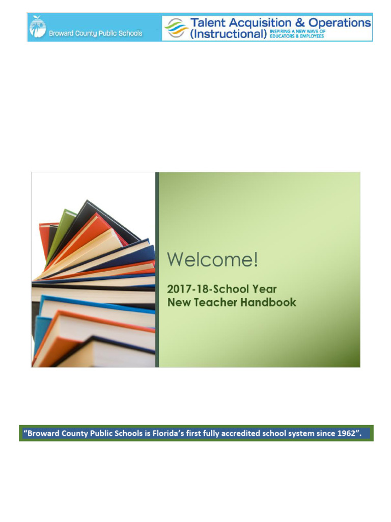 NewTeacherHandbook | PDF