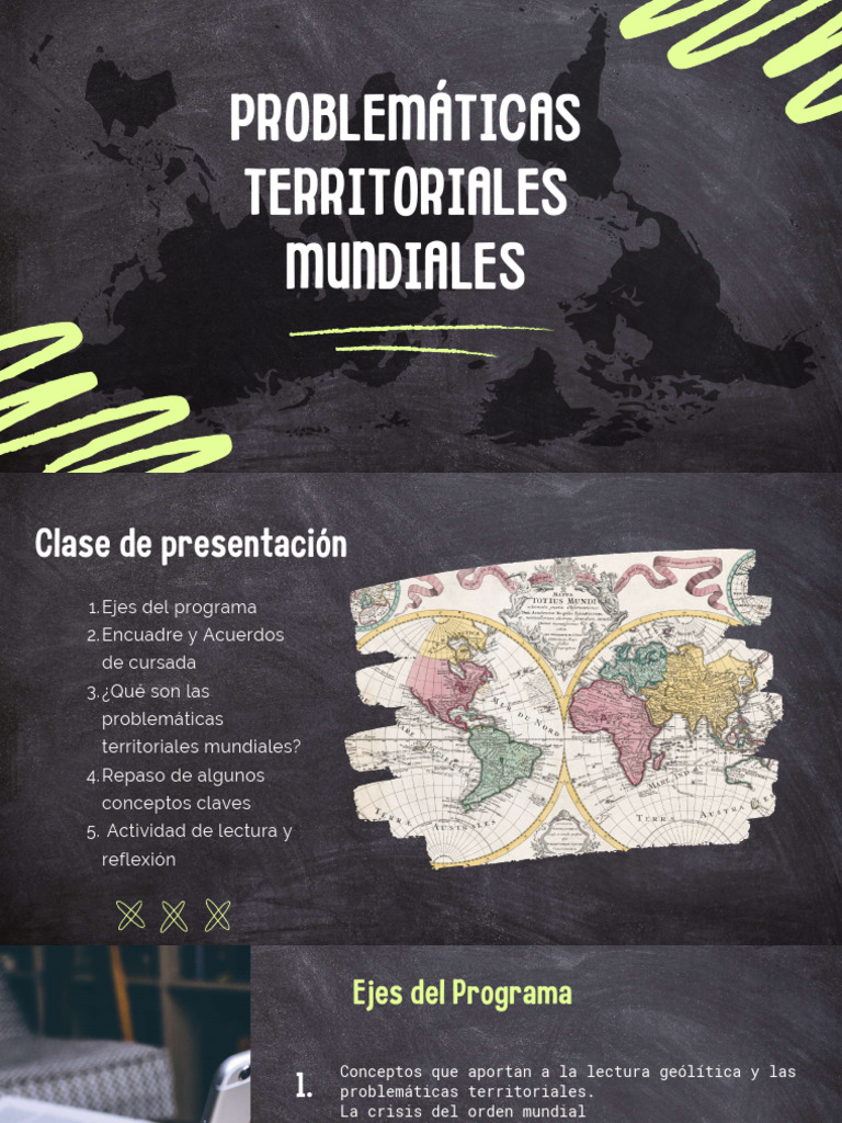Problemáticas Territoriales Mundiales - Presentación RC | PDF
