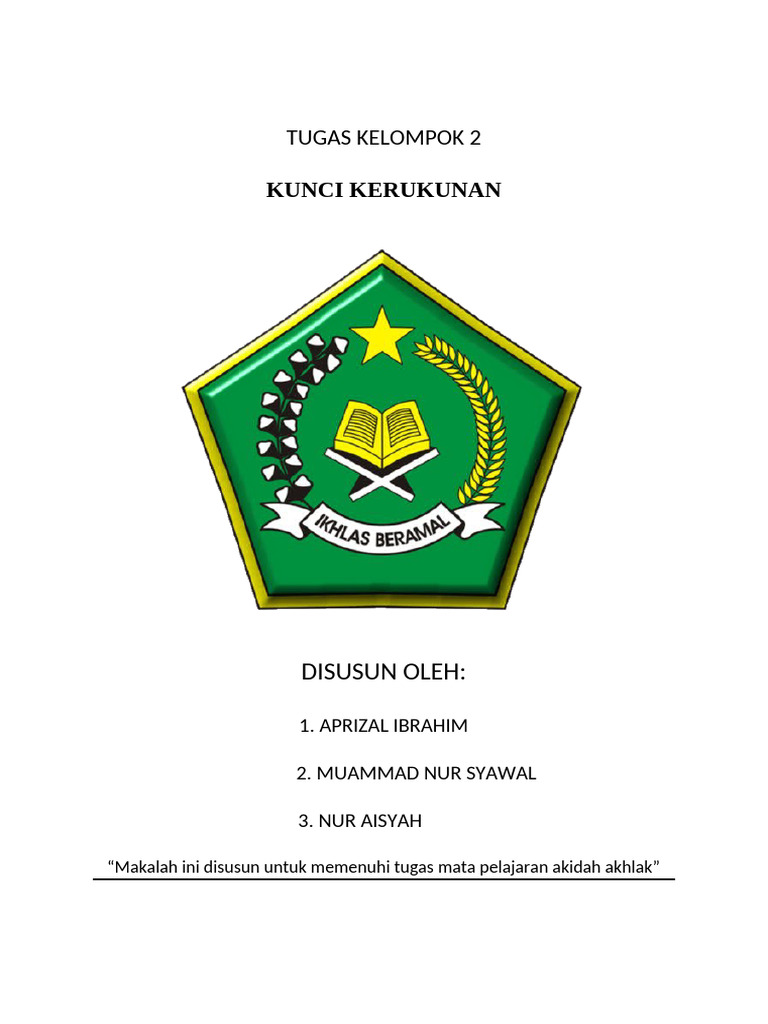 Tugas Akidah AKLAK | PDF
