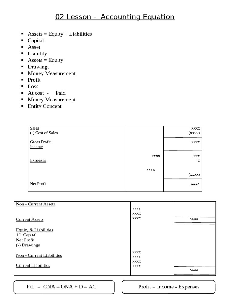 Gr.12 Accounting Short Note | PDF