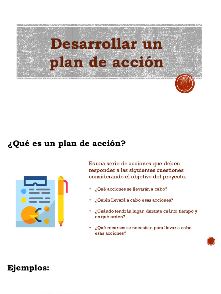 Plan de acción | PDF