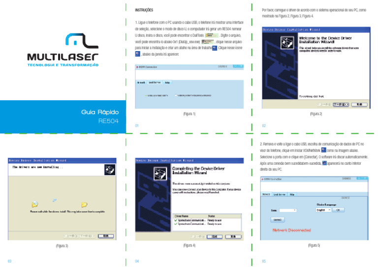 RE504 Guia Rápido | PDF
