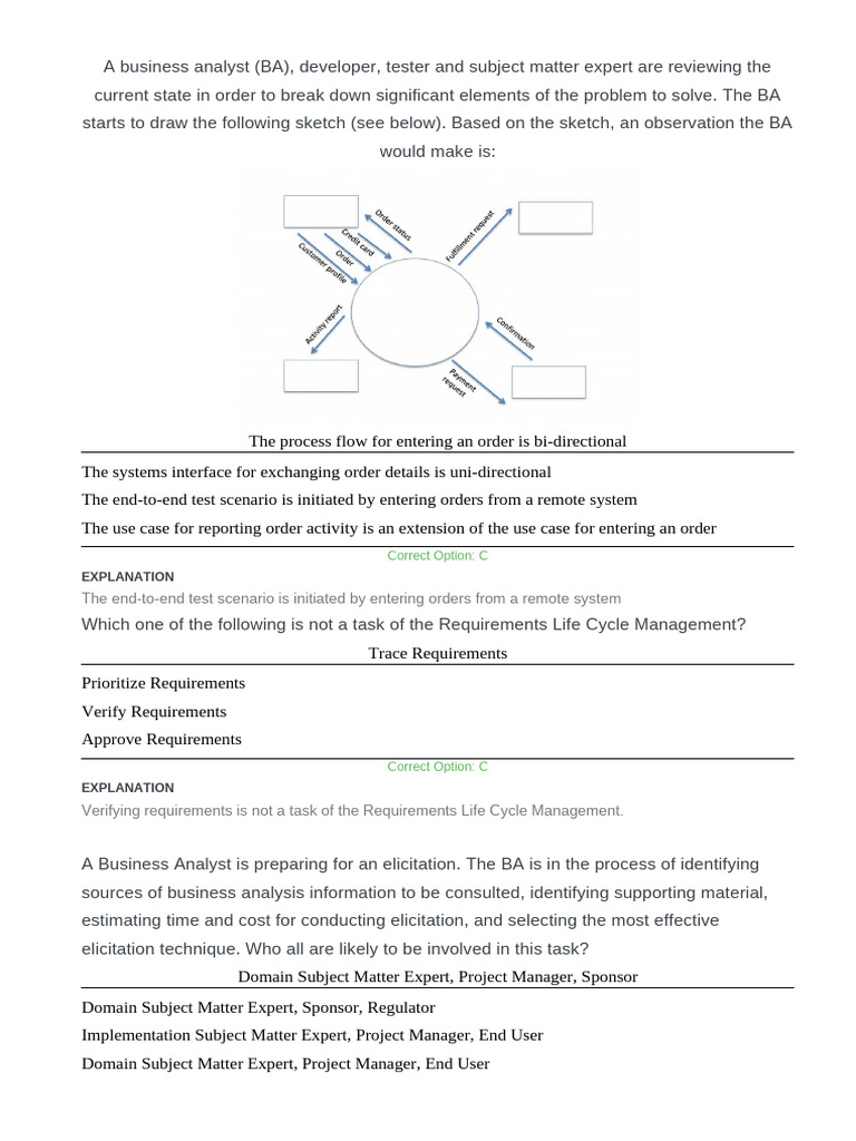 CBAP Exam | PDF