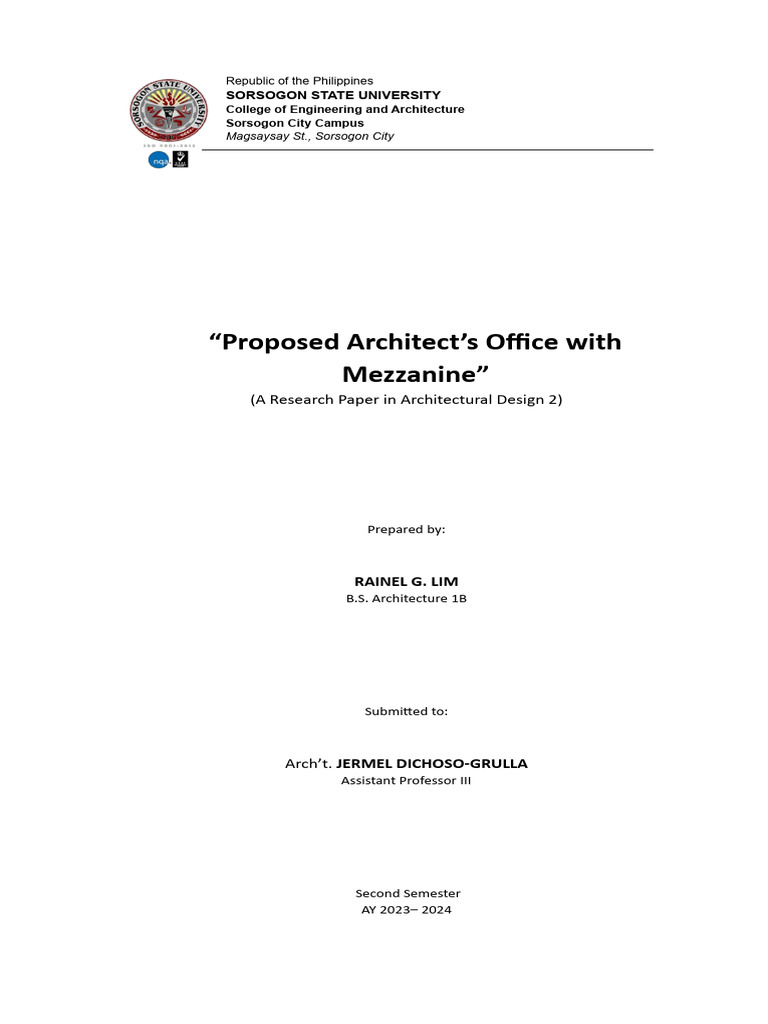 Research Paper Architect's Office | PDF