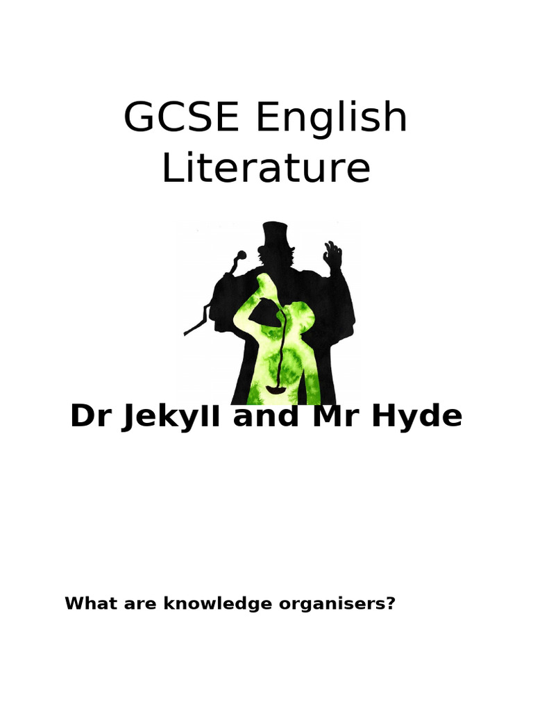 Jekyll and Hyde Revision Booklet | PDF