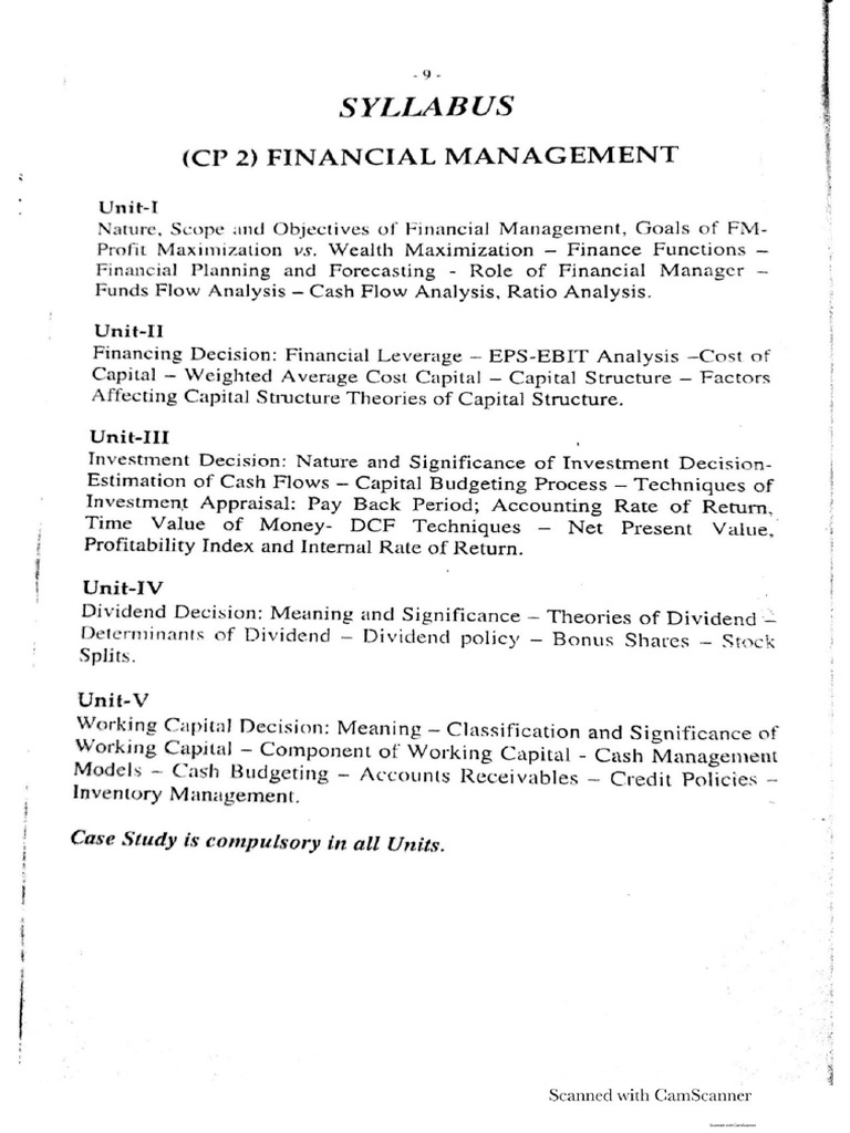 Financial Management | PDF
