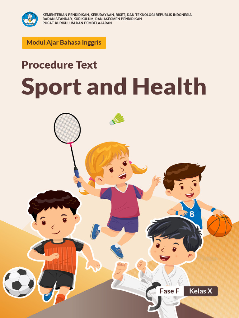 Modul Ajar Bahasa Inggris - Procedure Text - Sport and Health - Fase E ...