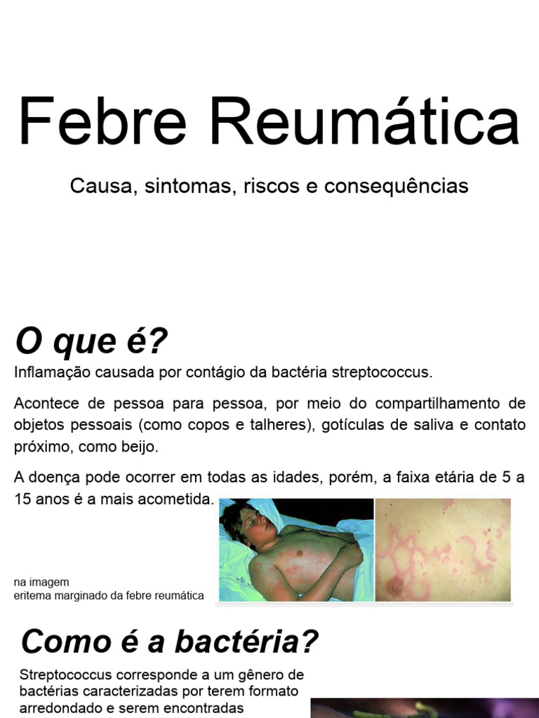 Slide Sobre Febre Reumática | PDF | Especialidades Medicas ...