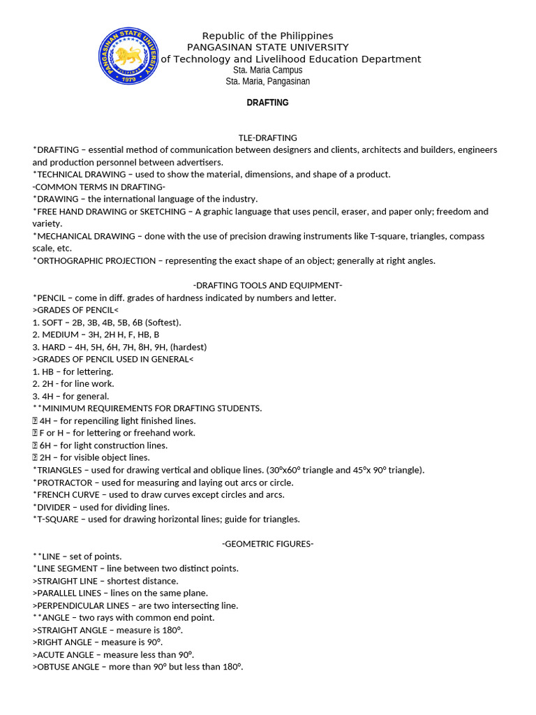 Tle Drafting | PDF