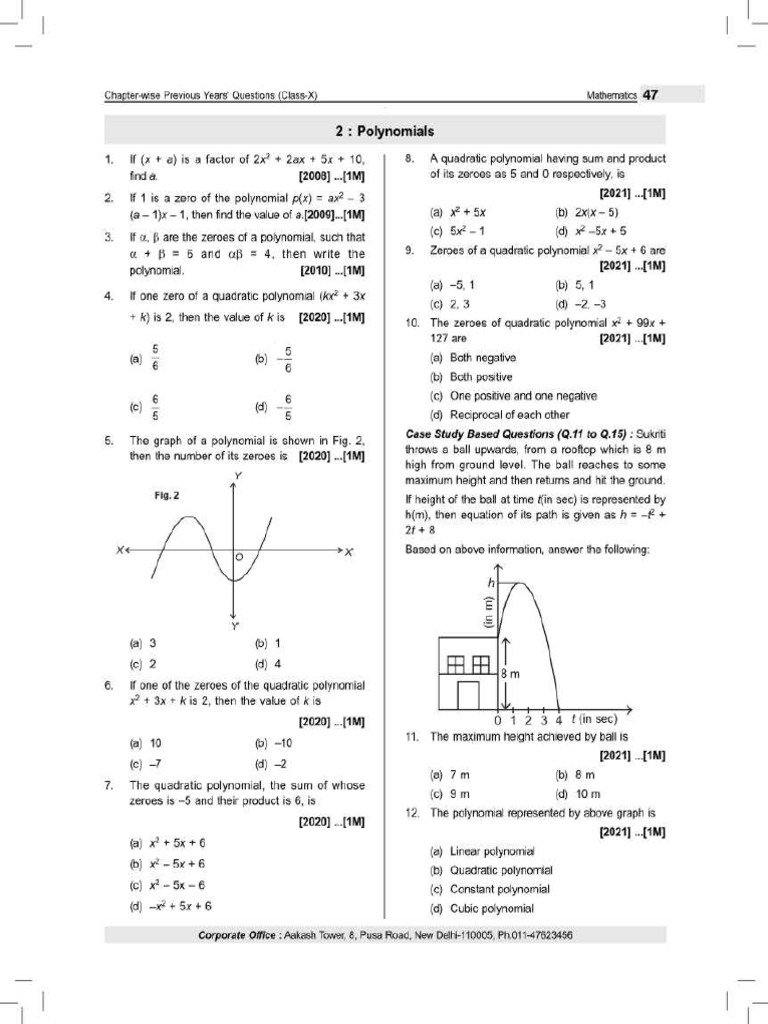 PBQ Polynomials GR 10 | PDF