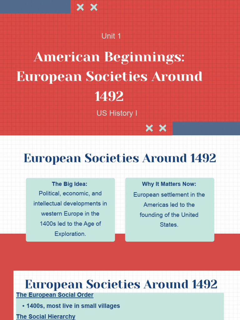 American Beginnings - Europeans&Spanish Conquest | PDF