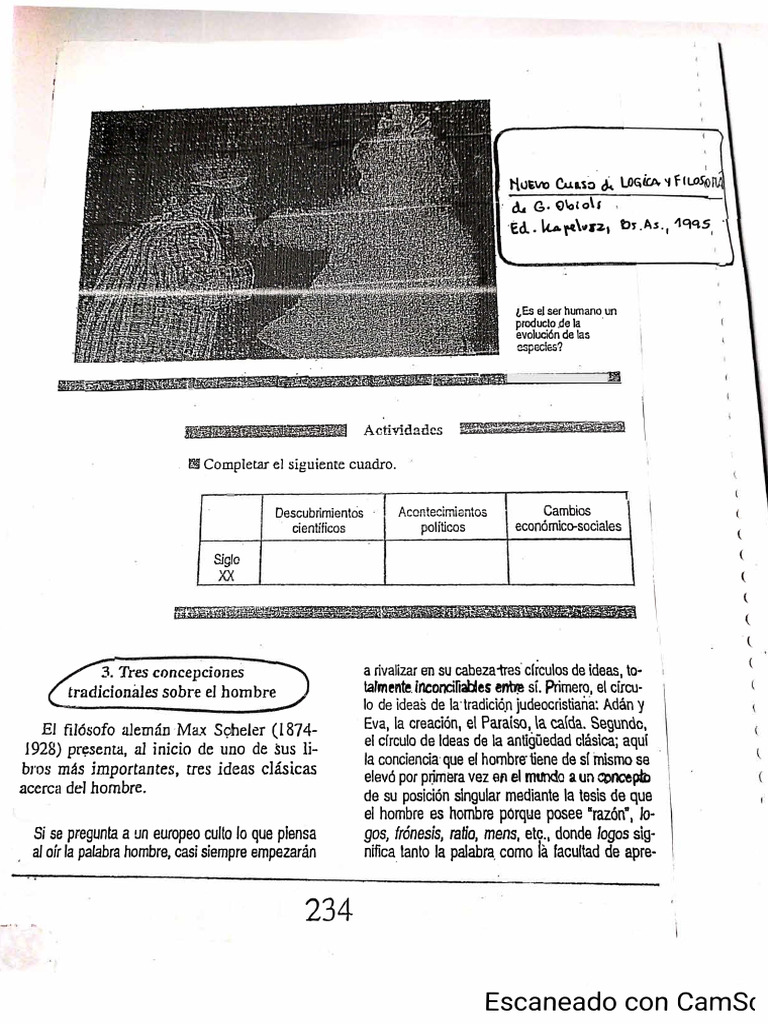 11 - OBIOLS Concepciones Del Hombre (234-240) | PDF