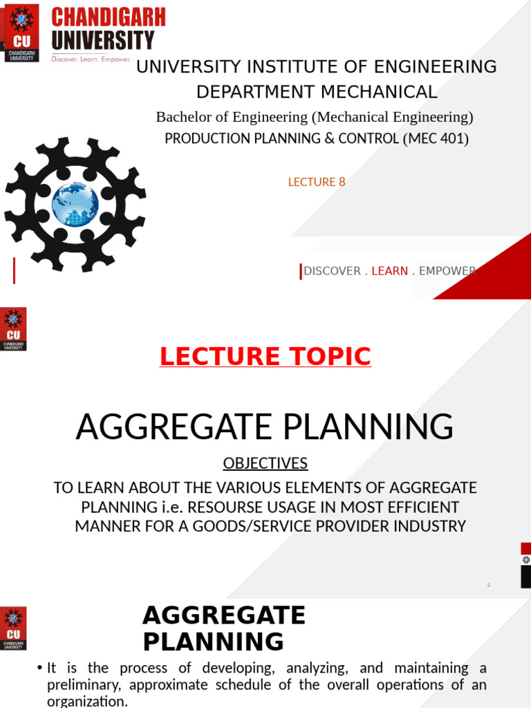 Aggregate Planning | PDF