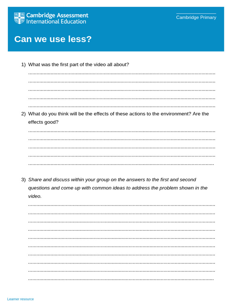 GP-Worksheet 6.1 | PDF