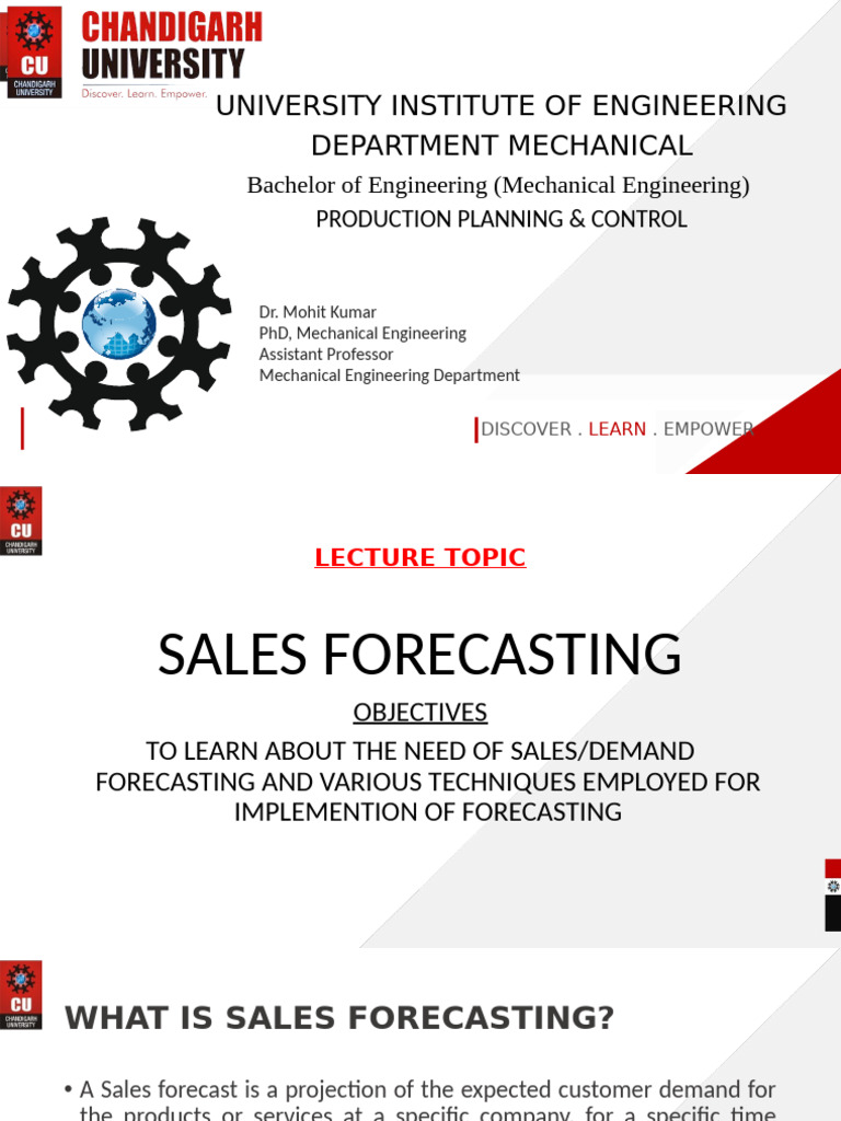 1.1.4 Sales Forecasting | PDF | Forecasting | Engineering