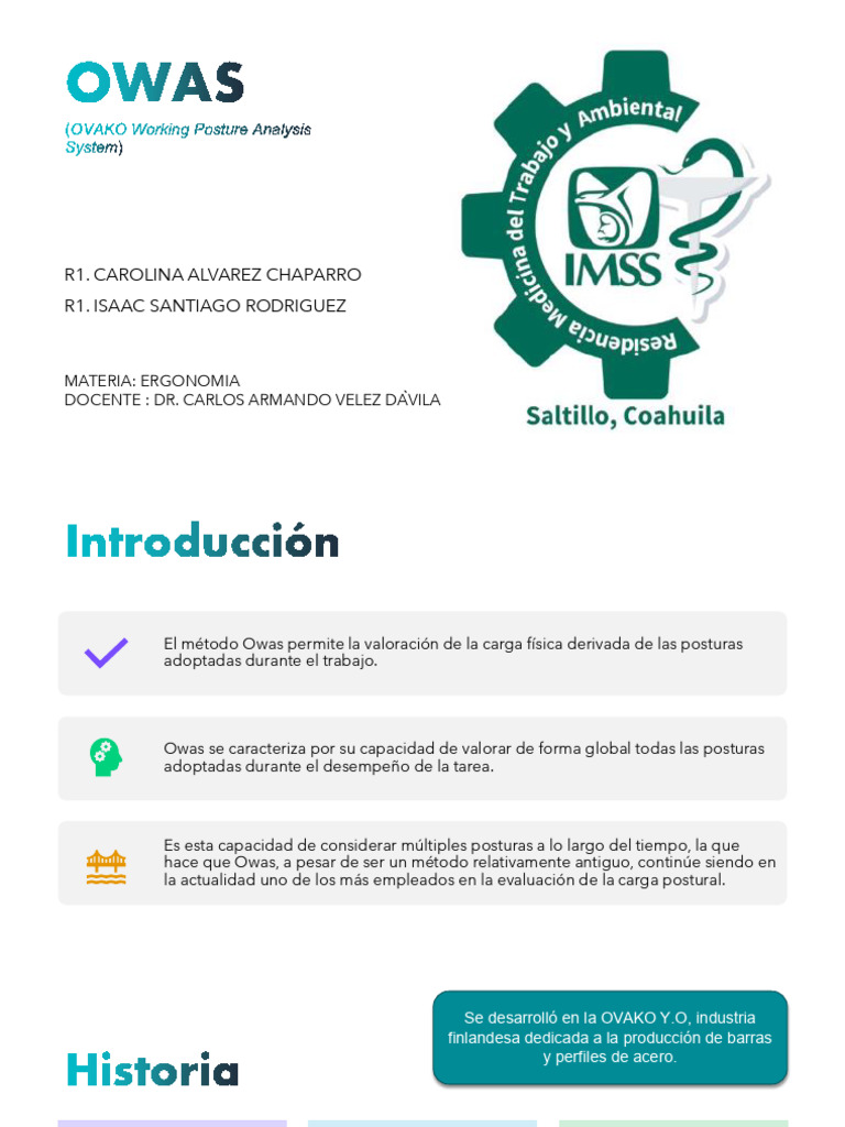 OWAS Completa Corregida | PDF