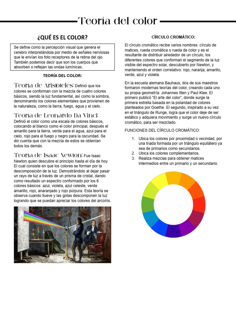 Teoría Del Color | PDF