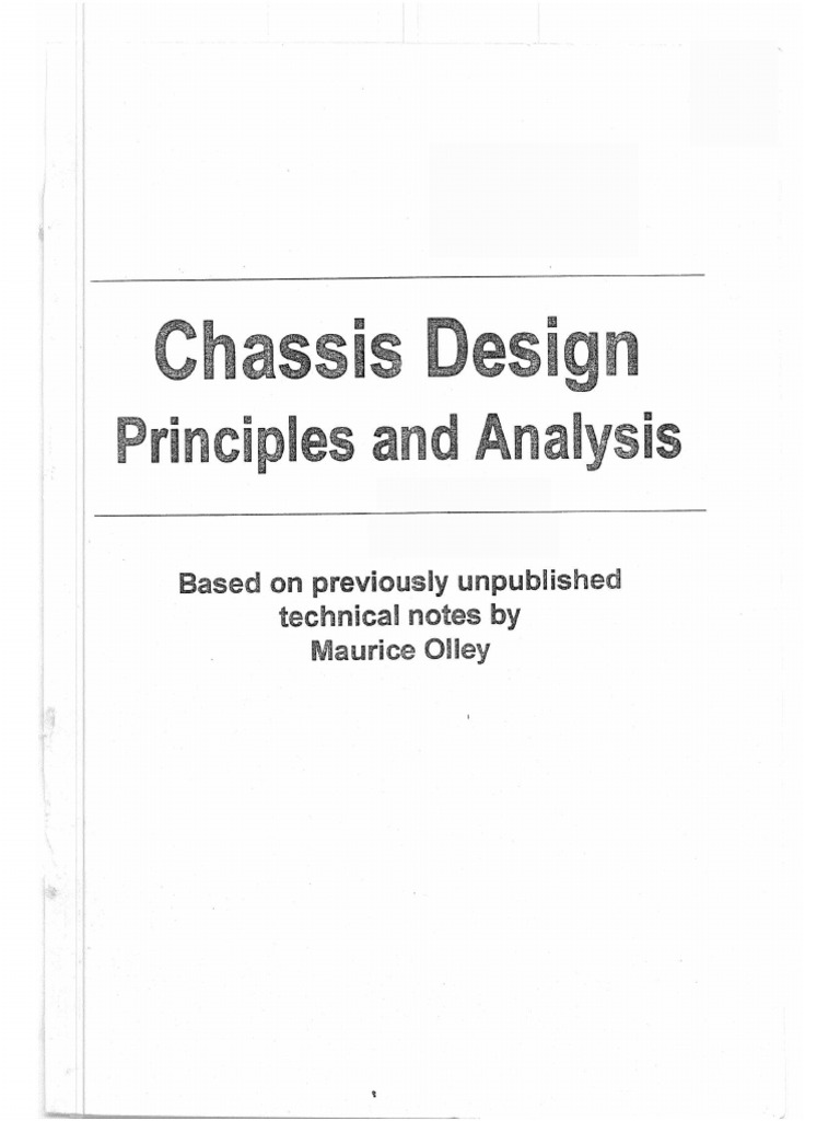 Chasis Design Principles N Analysis - PHP | PDF
