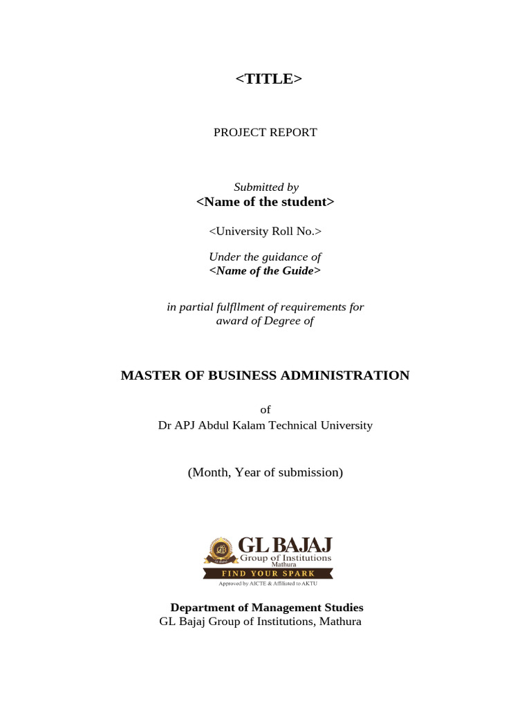 Project_format_of RPR Final | PDF