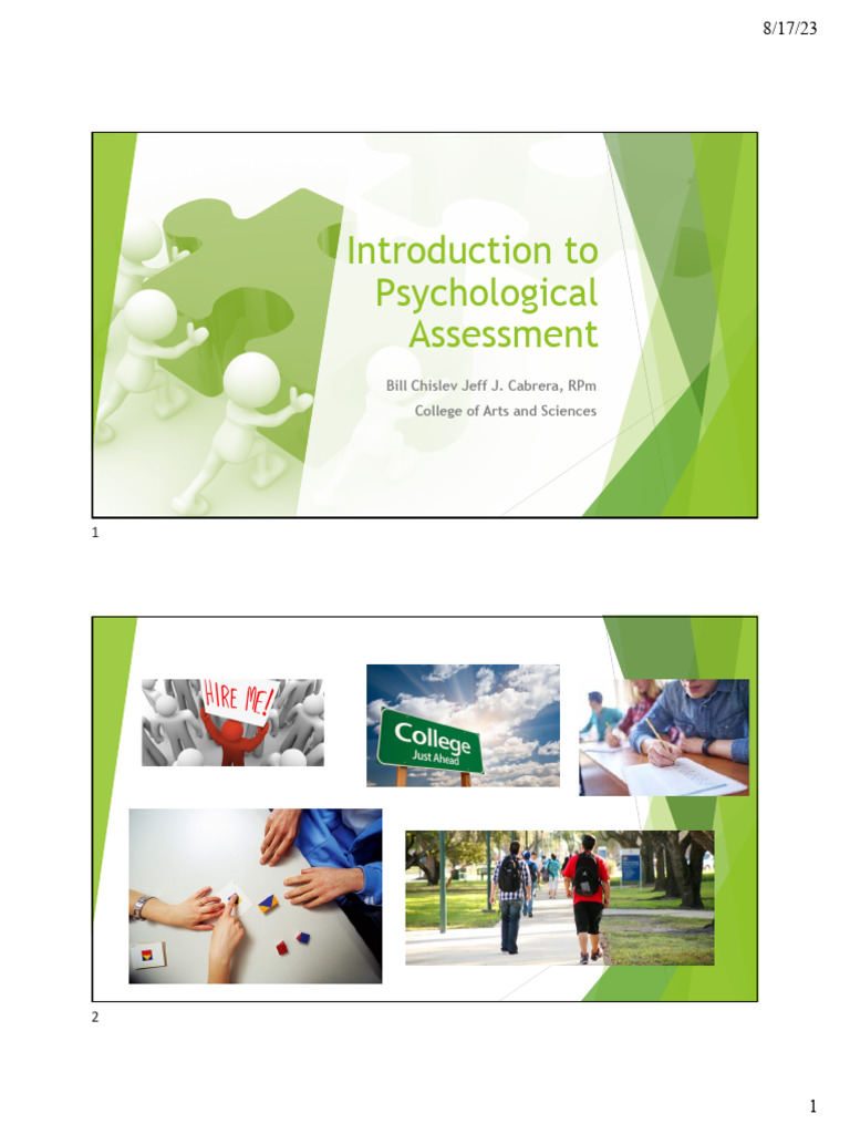 Psychological Testing & Assessment Guide | PDF | Psychometrics ...