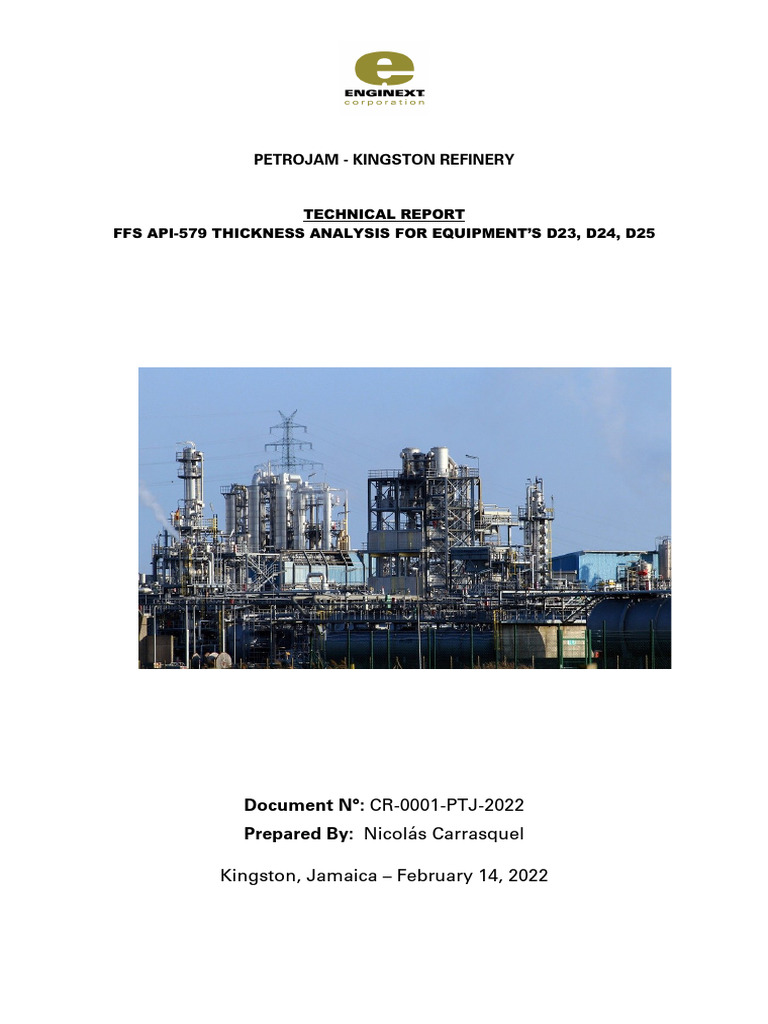 CR-0001-PTJ-2022 - Rev-0 - Mech. Integrity - KIngston | PDF