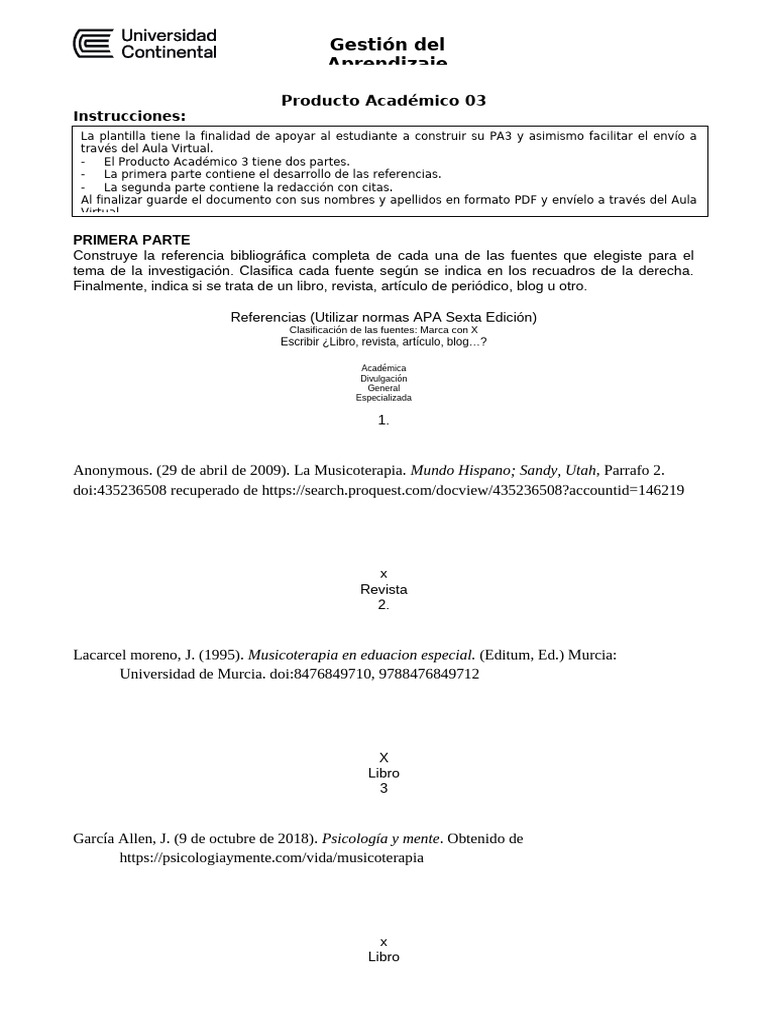 Plantilla Presentación PA3 - GDA | PDF