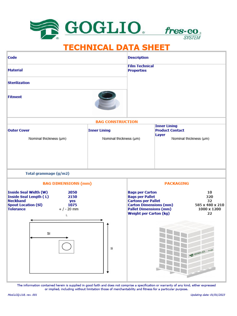 Bolsa Goglio 8602HB | PDF