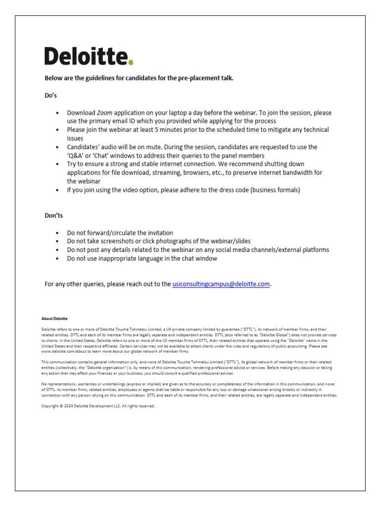 Guidelines Dos and Donts | PDF