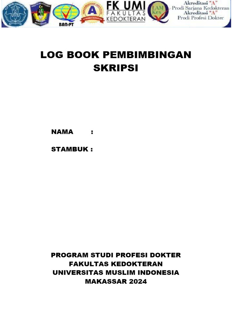 Log Book KTI Prodi Profesi Jurnal | PDF