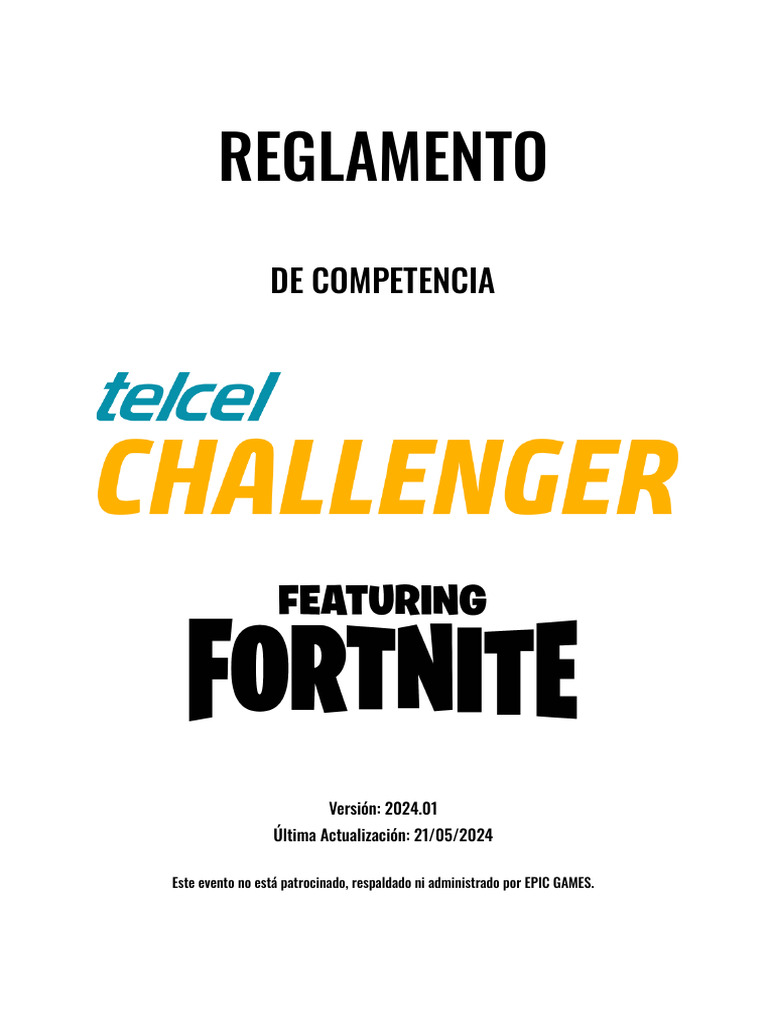 Reglamento Fortnite | PDF
