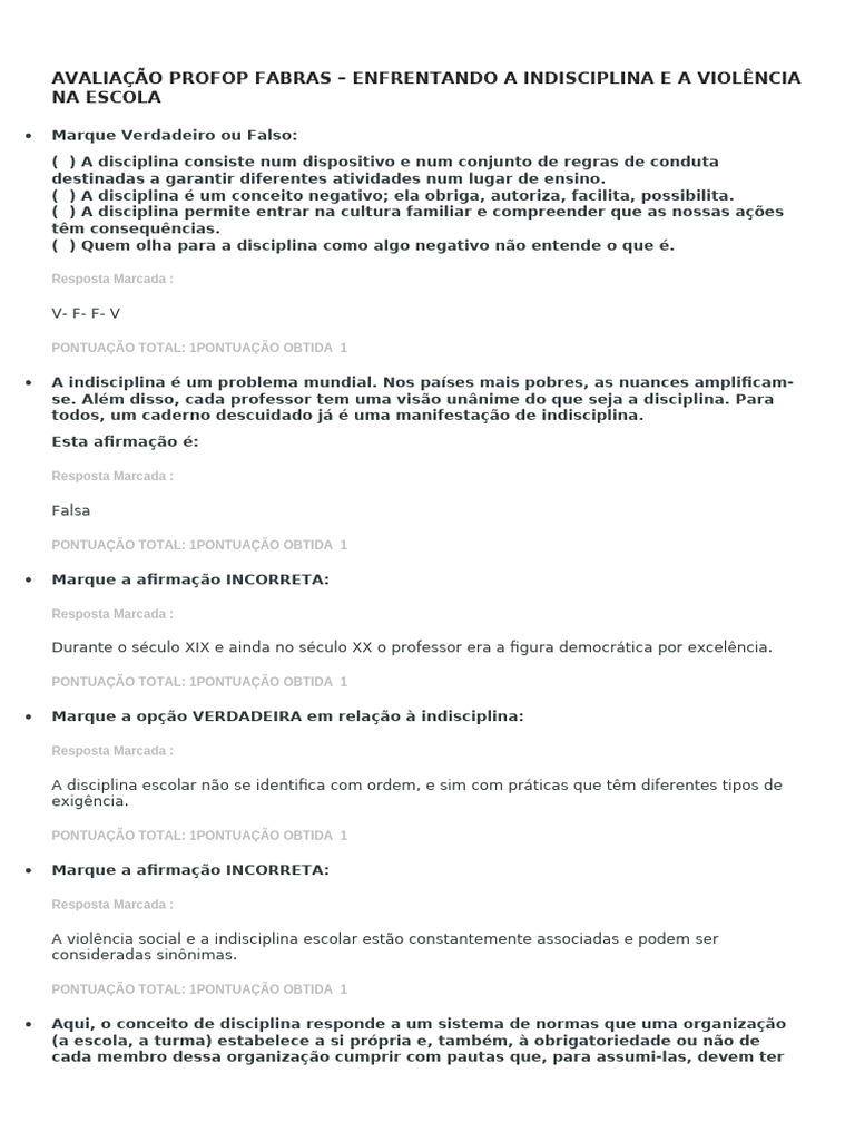 Enfrentando Indisciplina e Violência Escolar | PDF | Violência | Bem-estar