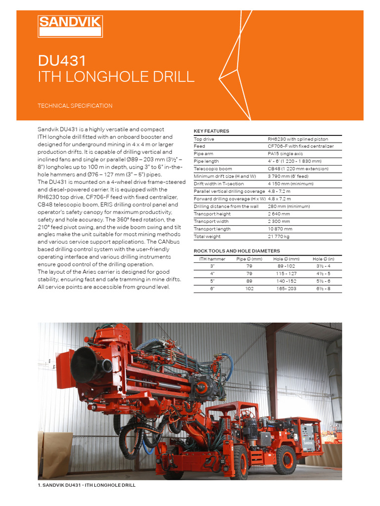 Du431 Specification Sheet English | PDF