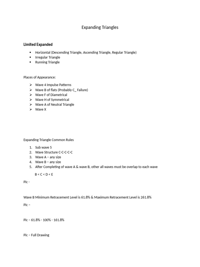 Expanding Triangles | PDF
