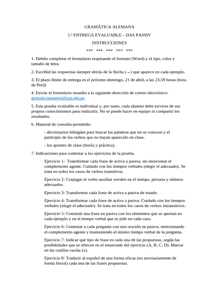 Instrucciones - 1.Â Prueba Evaluable. | PDF