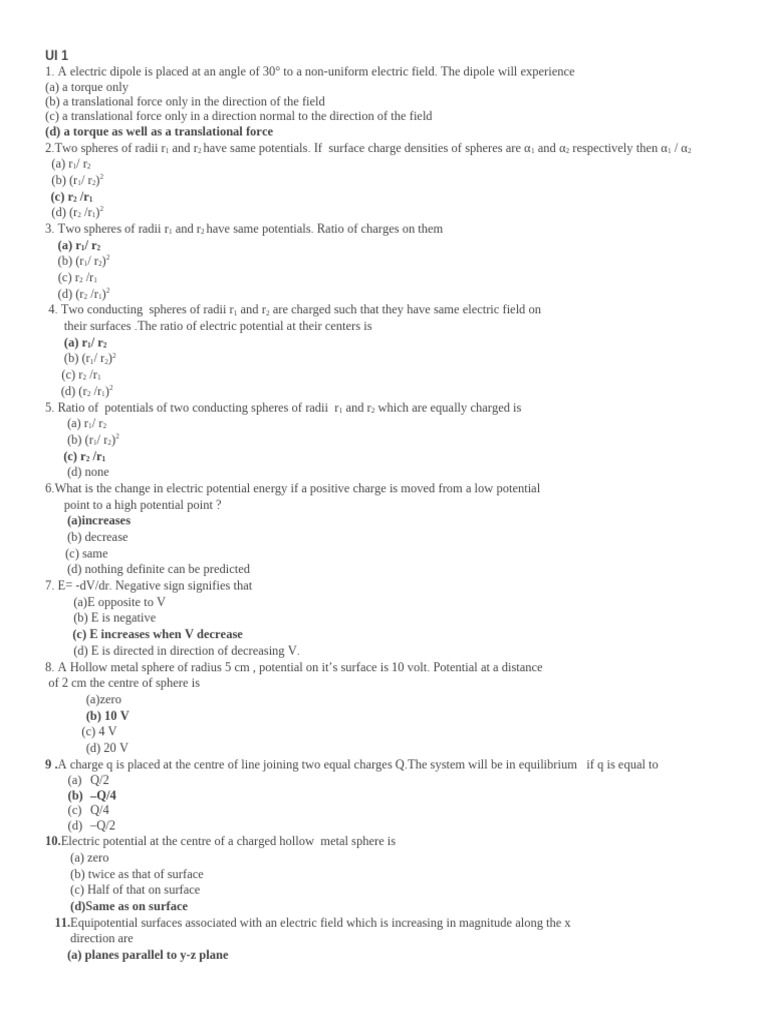 MCQ,Assertion reason ELECTRO SCHOOL (1) | PDF
