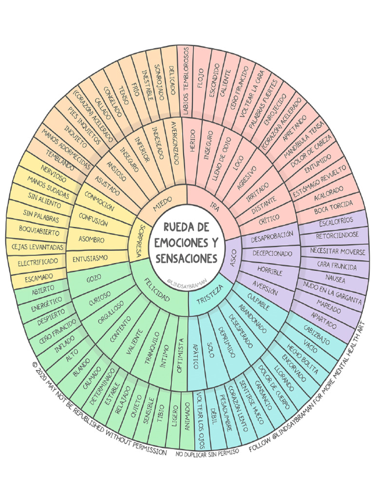 Rueda de Las Emociones | PDF