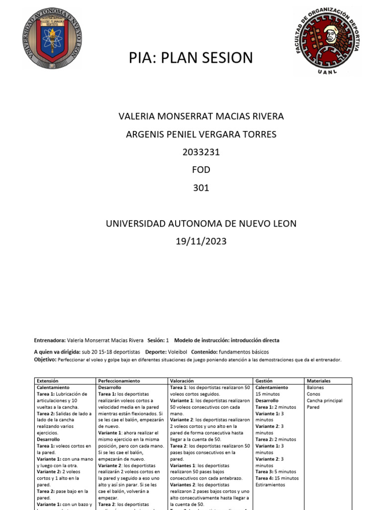 Pia Pedagogia Valeria Macias | PDF