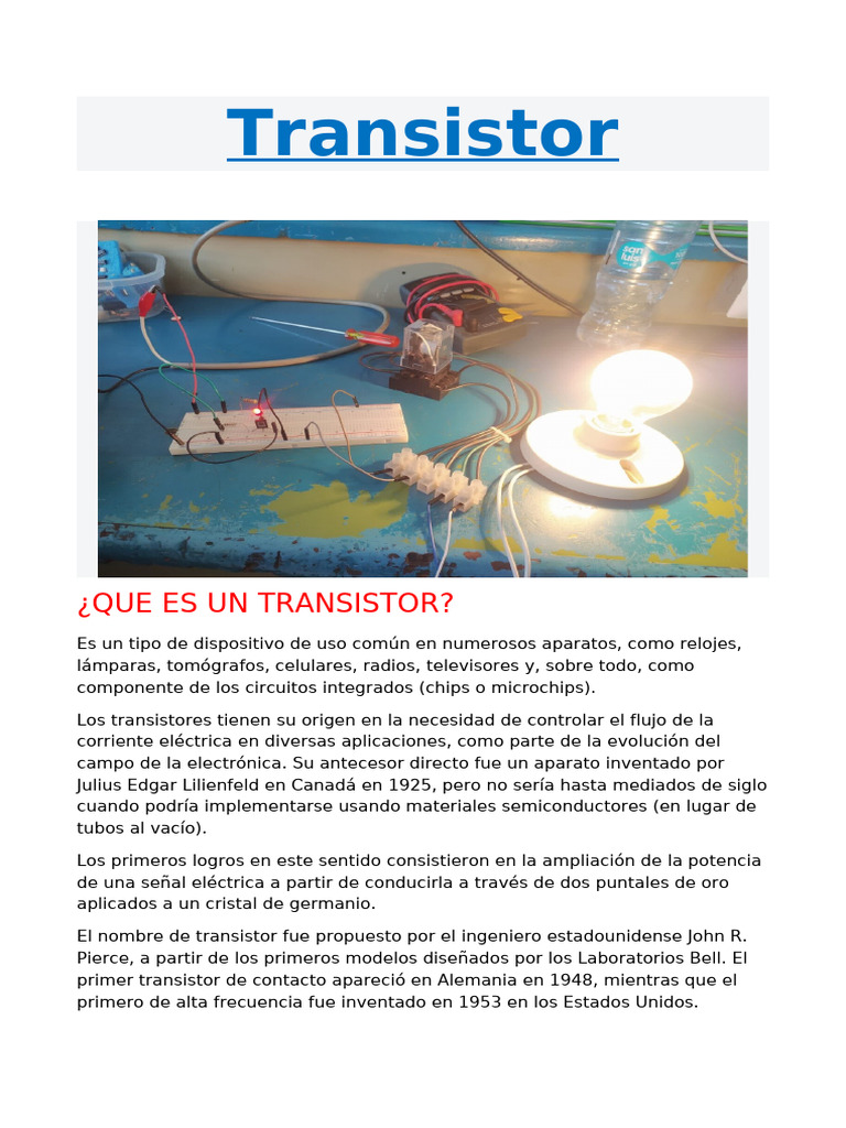 TRANSISTOR | PDF